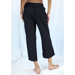 H.I.S. H.I.S Culotte schwarz Gr. 32/34 f&uuml;r Damen. Figurumspielend. Nachhaltig.