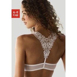 Lascana Push-up-BH wei&szlig; Gr. 70E. Vergr&ouml;&szlig;ert Optisch Die B&uuml;ste und mit B&uuml;gel