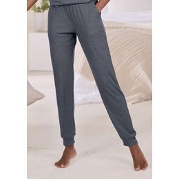 VIVANCE DREAMS BY LASCANA Pyjamahose grau Gr. 36/38 f&uuml;r Damen. Bequem