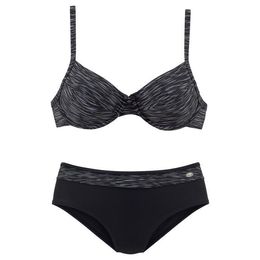 Kangaroos Set: B&uuml;gel-Bikini mehrfarbig Gr. 36 Cup C. Mit B&uuml;gel