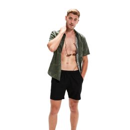 Speedo Herren Badehoseschwarz, Gr. XXXL, Obermaterial: 100% Polyester, Badehosen