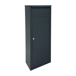 MEFA Paketbriefkasten Hazel 477 grau, Briefkasten gro&szlig;, 1043x385x230 mm 477550M