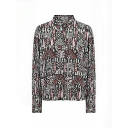 soyaconcept Damen Hemdbluse "Soya Concept Shirt SC-GOLFI"4985c oxblood rot combi, Gr. XL, Obermaterial: 100% Viskose, Blusen