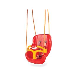 Pilsan Babyschaukel 2 in 1 Big Swing 06130, hohe R&uuml;ckenlehne, abnehmbarem B&uuml;gel rot