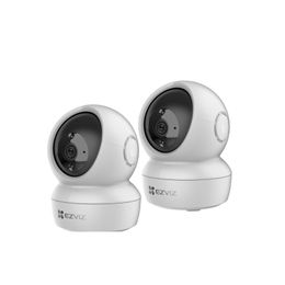 EZVIZ H6C 2MP Indoor PT Kamera, 2er-Set