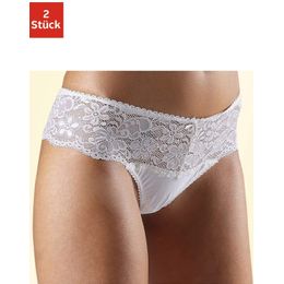 Damen String, Natur, Gr. 32/34, Nuance by Lascana, Unterhosen, Material: Polyamid