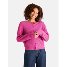 LIEBLINGSST&Uuml;CK LIEBLINGSST&Uuml;CK Damen Cardigan "ZoetjeL", pink, Gr. 44, 32% Alpaka, 32% Wolle, 30% Polyamid, 6% Elastan, Strickjacken, mit Alpakawolle und Wolle