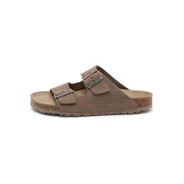 SABOKETS Leder-Pantoletten in Braun - 37% | Gr&ouml;&szlig;e 39 | Damen-pantoletten