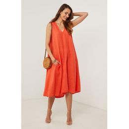 Fleur de Lin Kleid in Orange - 73% | Gr&ouml;&szlig;e L | Damen-kleider