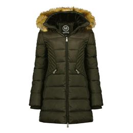 Maison Montaigne Wintermantel "Abeimai" in Khaki - 76% | Gr&ouml;&szlig;e S | Damenjacken