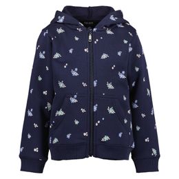 Blue Seven M&auml;dchen Sweatjacke "Sweatjacke"5900, nachtblau, Gr. 122, 80% Baumwolle, 20% Polyester, Sweatjacken