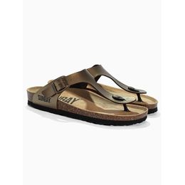 Sunbay Zehentrenner "Camelia" in Gold - 57% | Gr&ouml;&szlig;e 37 | Damen-sandalen