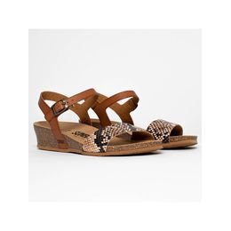 Sunbay Keilsandaletten "Esperance" in Hellbraun - 63% | Gr&ouml;&szlig;e 37 | Damen-sandalen