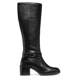 Geox Leder-Stiefel "Serilda" in Schwarz - 51% | Gr&ouml;&szlig;e 37 | Damen-stiefel