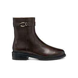 Geox Leder-Boots "Walk Pleasure" in Braun - 47% | Gr&ouml;&szlig;e 36 | Damen-stiefel