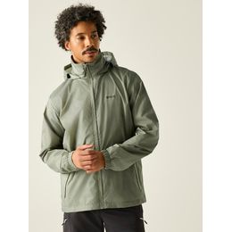 Regatta Regenjacke "Lyle IV" in Gr&uuml;n - 70% | Gr&ouml;&szlig;e 3XL | Herren-outdoorjacken