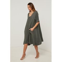 Fleur de Lin Kleid in Gr&uuml;n - 71% | Gr&ouml;&szlig;e L | Damen-kleider