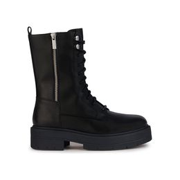Geox Leder-Boots "Spherica" in Schwarz - 48% | Gr&ouml;&szlig;e 41 | Damen-stiefel