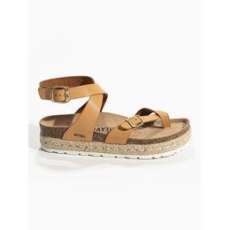 BAYTON Zehentrenner "Den" in Hellbraun - 57% | Gr&ouml;&szlig;e 40 | Damen-sandalen