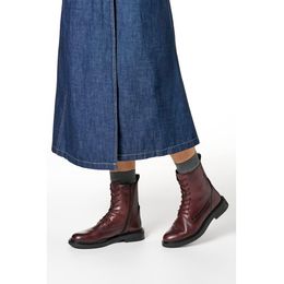 Geox Leder-Boots "Serilda" in Bordeaux - 45% | Gr&ouml;&szlig;e 39 | Damen-stiefel