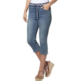 Heine Jeans-Caprihose - Skinny fit - in Blau - 78% | Gr&ouml;&szlig;e 38 | Damenhosen