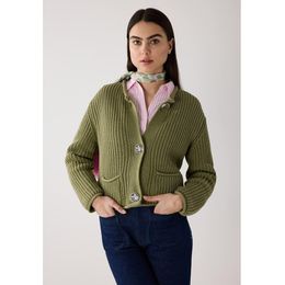 More & More More & More Cardigan in Oliv - 32% | Gr&ouml;&szlig;e 42 | Damen-pullover-cardigans
