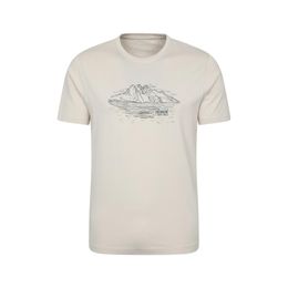 Mountain Warehouse - "Snowdon" T-Shirt f&uuml;r Herren kurz&auml;rmlig (Naturwei&szlig;)