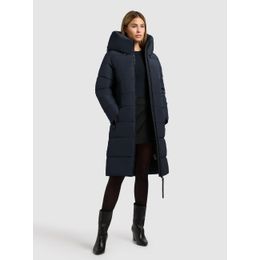 Khujo Damen Steppmantel "JILIAS6 MATT", blau, Gr. XXL, unifarben, 100% Polyester, M&auml;ntel