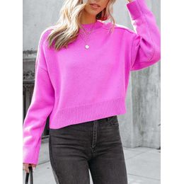 Milan Kiss Pullover in Pink - 53% | Gr&ouml;&szlig;e L | Damen-pullover-cardigans