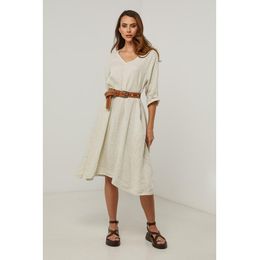 Fleur de Lin Kleid in Creme - 71% | Gr&ouml;&szlig;e L | Damen-kleider