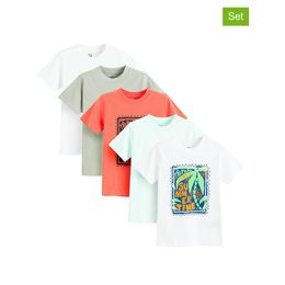 COOL CLUB 5er-Set: Shirts in Rot/ Wei&szlig; - 25% | Gr&ouml;&szlig;e 110 | Kinder-oberteile