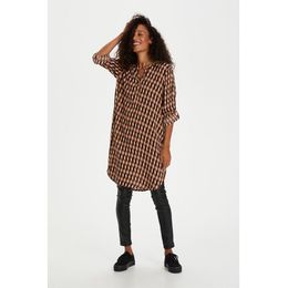 Kaffe Kleid in Braun/ Schwarz - 48% | Gr&ouml;&szlig;e 38 | Damen-kleider