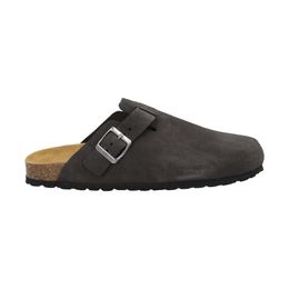 CMP Herren Hausschuh "NAVARRO SLIPPERS", Gr. 44, braun, Leder, Schuhe, sportlicher Stil, Gummilaufsohle, ohne Verschluss