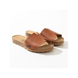 Sunbay Pantoletten "Djeelia" in Hellbraun - 46% | Gr&ouml;&szlig;e 37 | Damen-pantoletten