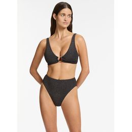 Jets Bikini-Oberteil in Schwarz - 55% | Gr&ouml;&szlig;e XL | Damen-bademode
