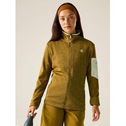 Dare 2b Fleecejacke "Torrek II" in Hellbraun/ Creme - 62% | Gr&ouml;&szlig;e 38 | Damenjacken