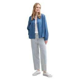 Tom Tailor Hemd in Blau - 80% | Gr&ouml;&szlig;e 40 | Damen-blusen