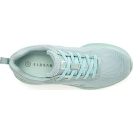 ELBSAND Damen Sneaker, Gr&uuml;n, Gr. 42, Sneakers & Schn&uuml;rer, Material: Leder