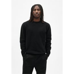 Cleptomanicx Herren Strickpullover "Soft"schwarz, Gr. S, unifarben, 27% Baumwolle, 4% Elasthan, 40% Wolle, 29% Polyester, Pullover, mit
