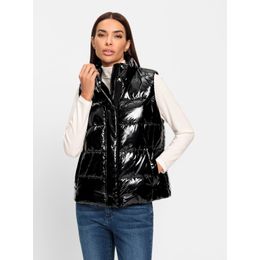 Heine Damen Steppweste, Schwarz, Gr. 40, Westen, Material: Polyamid. Wattierung: Polyester