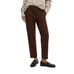 Marc O'Polo MARC O'POLO Damen Chinohose "aus Viskose-Mix-Stretch"braun, Gr. 34, unifarben, Obermaterial: 49% Polyester, 48% Viskose, 3% Elasthan, Hosen