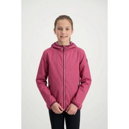 Killtec Kinder Funktionsjacke "KOS 156 GRLS JCKT"dunkelpink, Gr. 128, Obermaterial: 100% Polyester, Jacken, wasserdicht, winddicht, &Uuml;bergangsjacke,