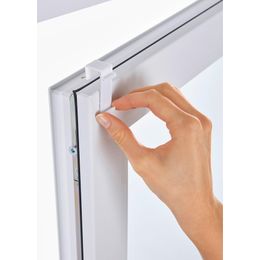 bonprix Schnurloses Doppelrollo, grau, Gr.200x80 cm, Schnurloses Doppelrollo Klemmfix