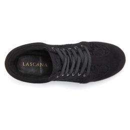 Lascana Damen Sneaker, Schwarz, Gr. 42, Sneakers & Schn&uuml;rer, Material: Textil