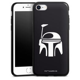 DeinDesign iPhone 8 Handy Slim Case extra d&uuml;nn Silikon Handyh&uuml;lle schwarz H&uuml;lle Boba Fett Star Wars The Mandalorian Silikon Slim Case