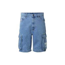 Karl Kani Herren Cargoshorts "Karl Kani KU222-011-1 Retro Cargo Shorts Vintage"midblau, Gr. S, unifarben, 100% Baumwolle, Hosen