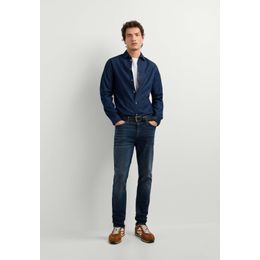 Pepe Jeans Herren Skinny-fit-Jeans "skinny fit jeans SKINNY JEANS FINSBURY"used tinted schwarz powerflex, Gr. 30, 98% Baumwolle, 2% Spandex, Jeans