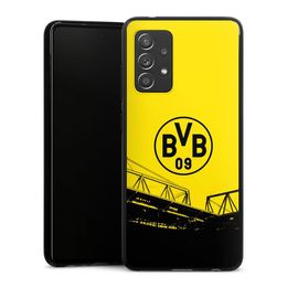 DeinDesign Galaxy A52s 5G Handy Silikon H&uuml;lle Case schwarz Handyh&uuml;lle Bvb Merchandise Borussia Dortmund