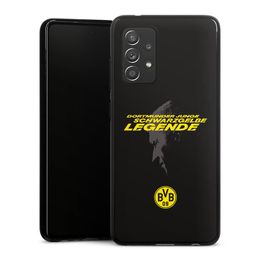 DeinDesign Galaxy A52s 5G Handy Silikon H&uuml;lle Case schwarz Handyh&uuml;lle Borussia Dortmund Bvb Marco Reus