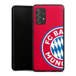 DeinDesign Galaxy A52s 5G Handy Silikon H&uuml;lle Case schwarz Handyh&uuml;lle Official Licensed Product Fcb Fc Bayern M&uuml;nchen